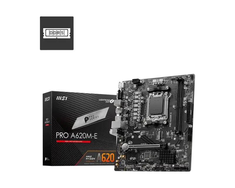 Tarjeta Madre MSI Pro A620M-E | DigitalPC